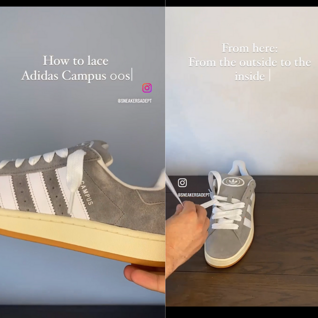 Hoe Strik je Adidas Campus 00s - SneakersAdept